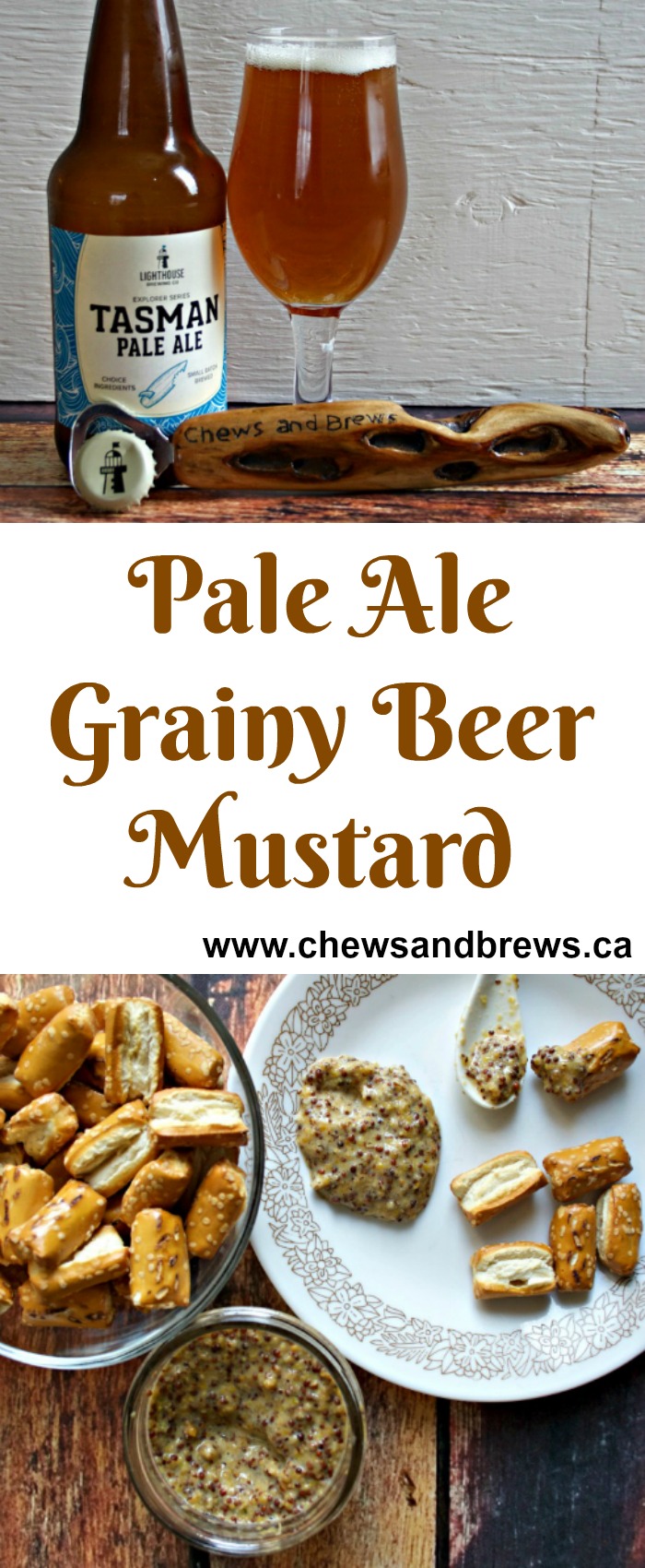 Pale Ale Grainy Beer Mustard ~ Chews and Brews