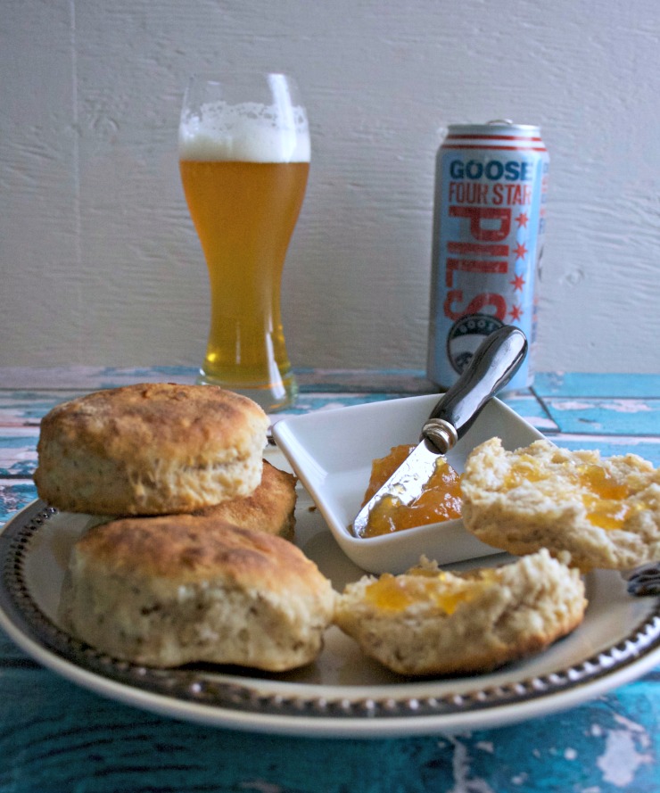 Pilsner Beer Biscuits ~ Chews and Brews