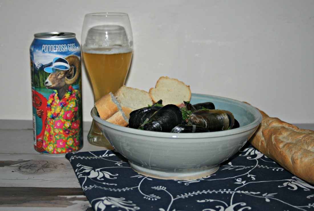 Gose Beer Steamed Mussels ~ Chews and Brews