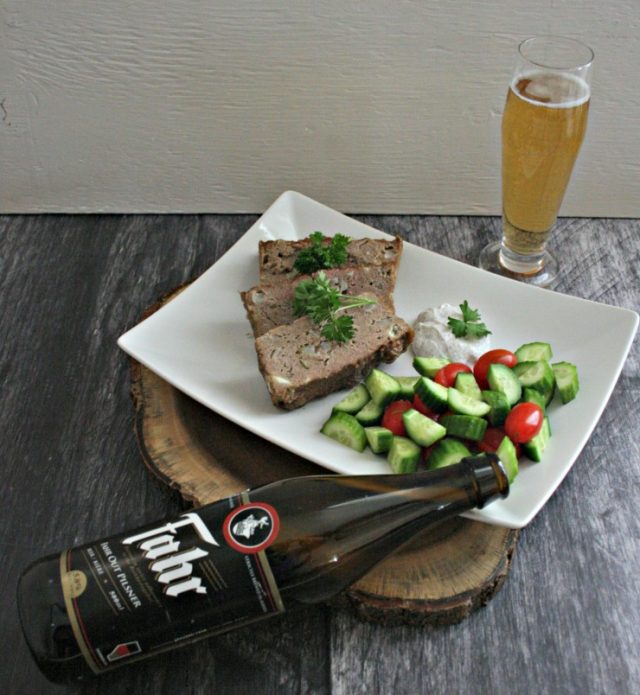 Pilsner Beer Chicken Meatloaf ~ Chews and Brews