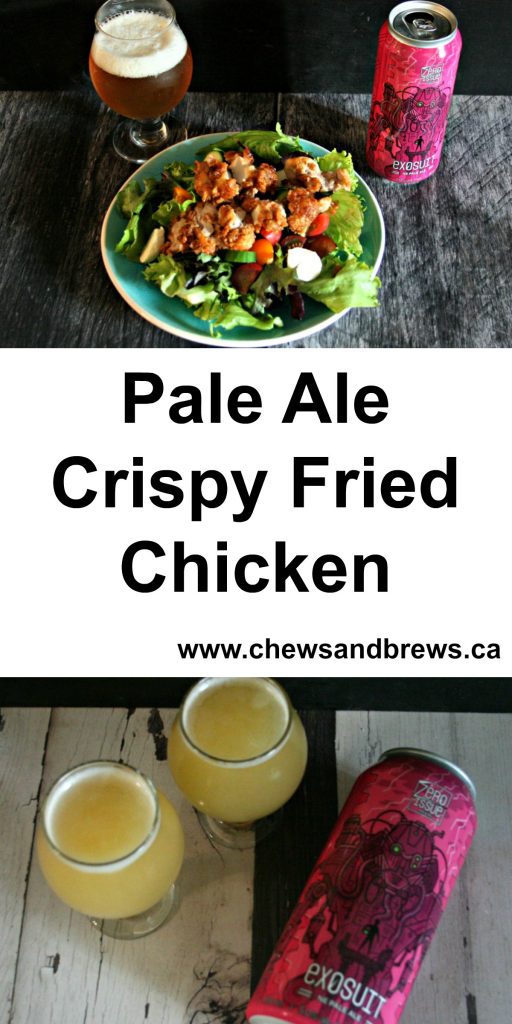 Pale Ale Crispy Fried Chicken ~ Chews and Brews
